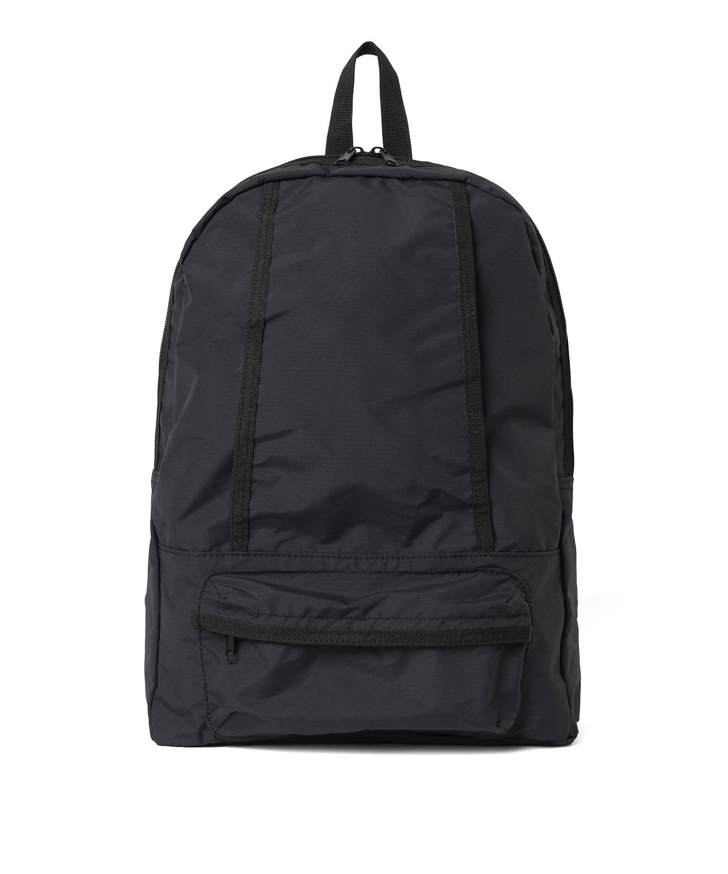 MUSINSA | MILLO ARCHIVE Utility Round Shell Backpack [Midnight Black]