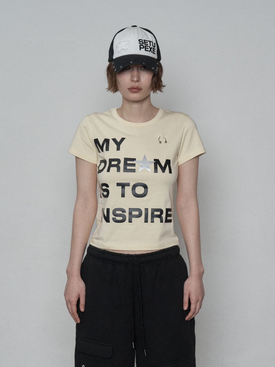 MUSINSA公式 | SETUPEXE DREAM PIERCING TOP / YELLOW