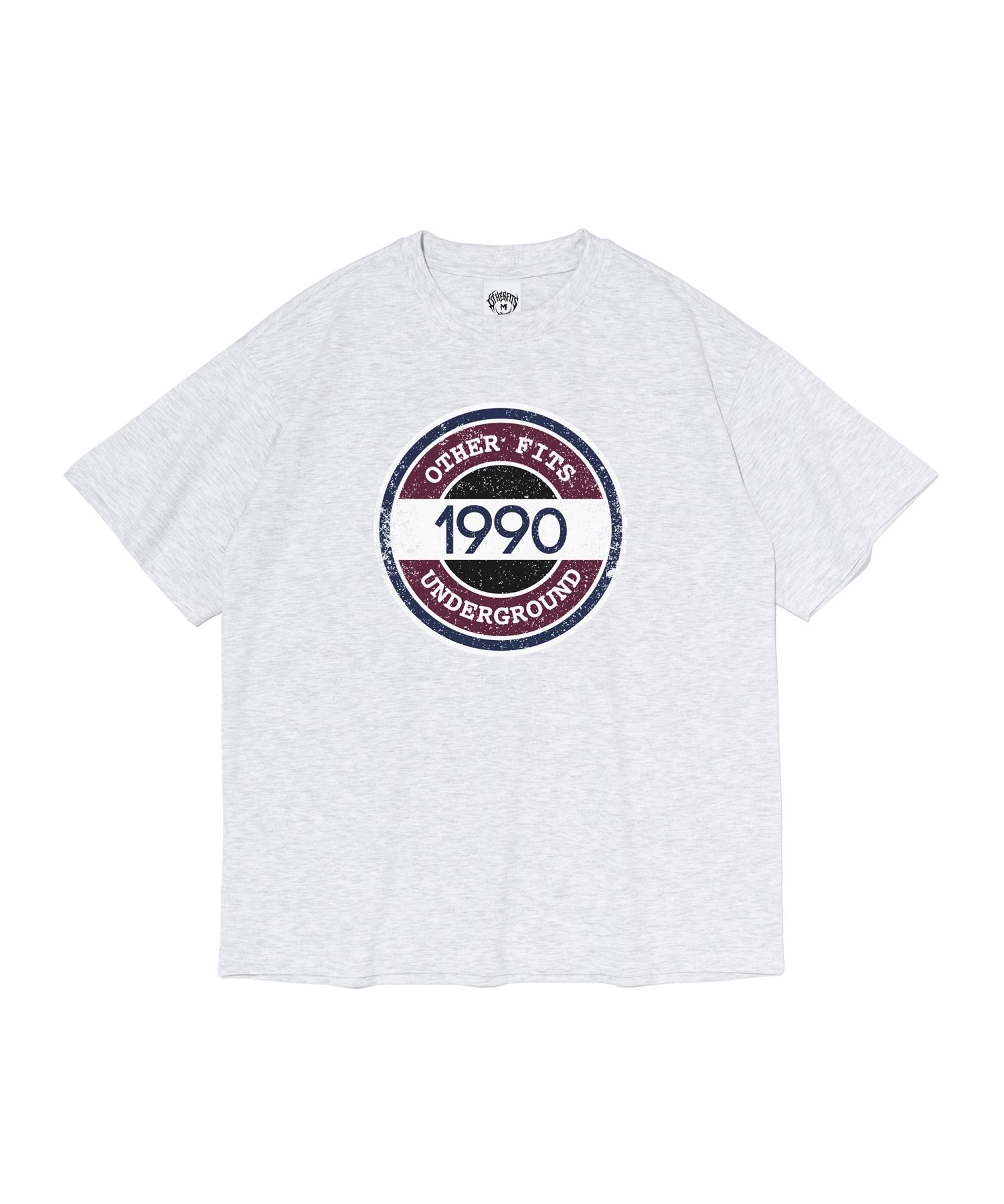 MUSINSA | OTHERFITS 1990 Company Short Sleeve T-Shirt (Gray)