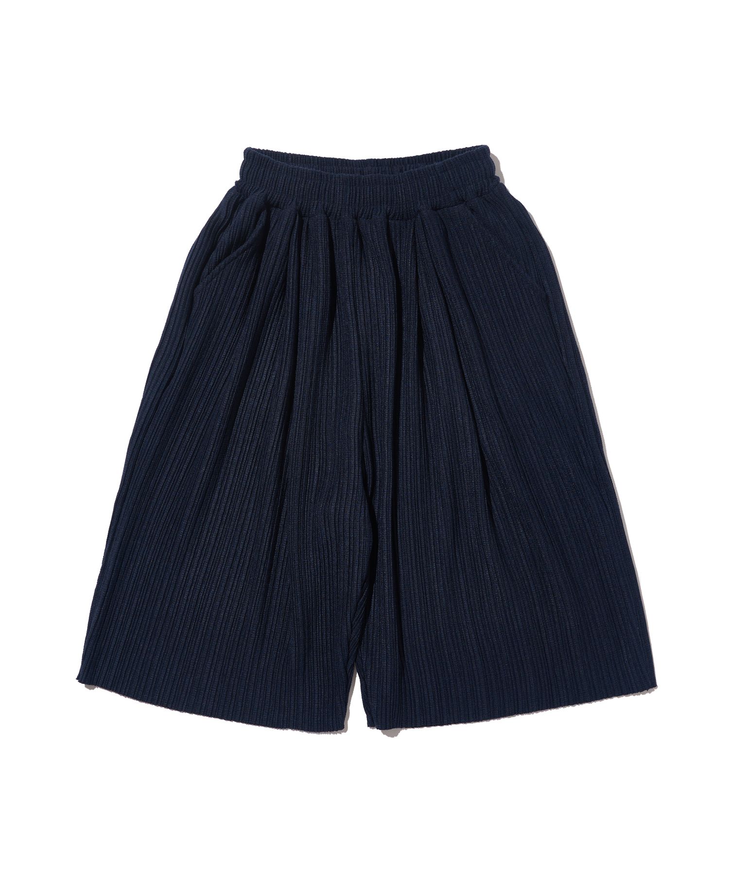 MUSINSA | CARGOBROS Pleated Summer Bermuda Pants (Navy)