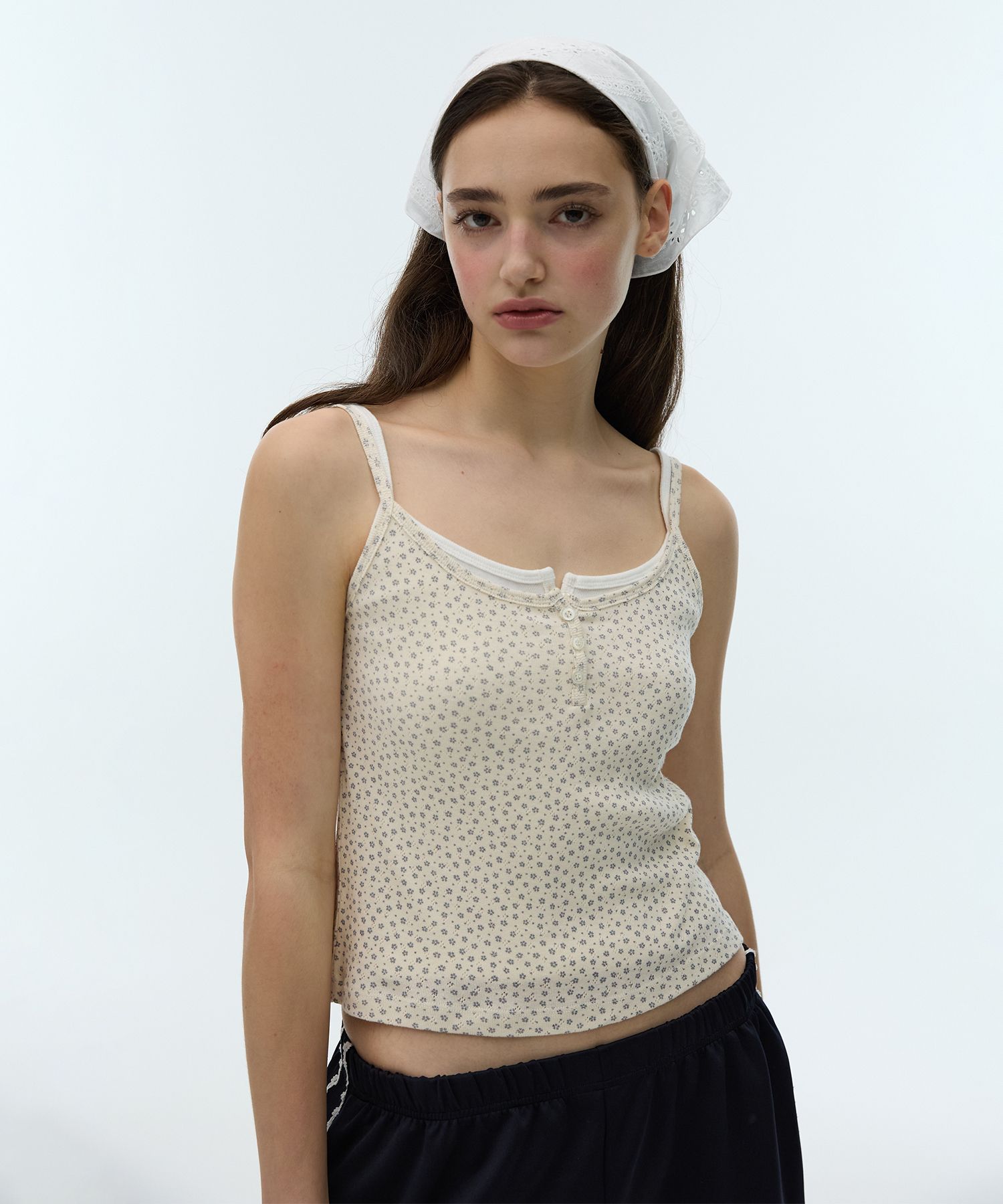 MUSINSA公式 | DEARSTALKER D. BASIC FLOWER BUTTON TOP - 4 COLOR