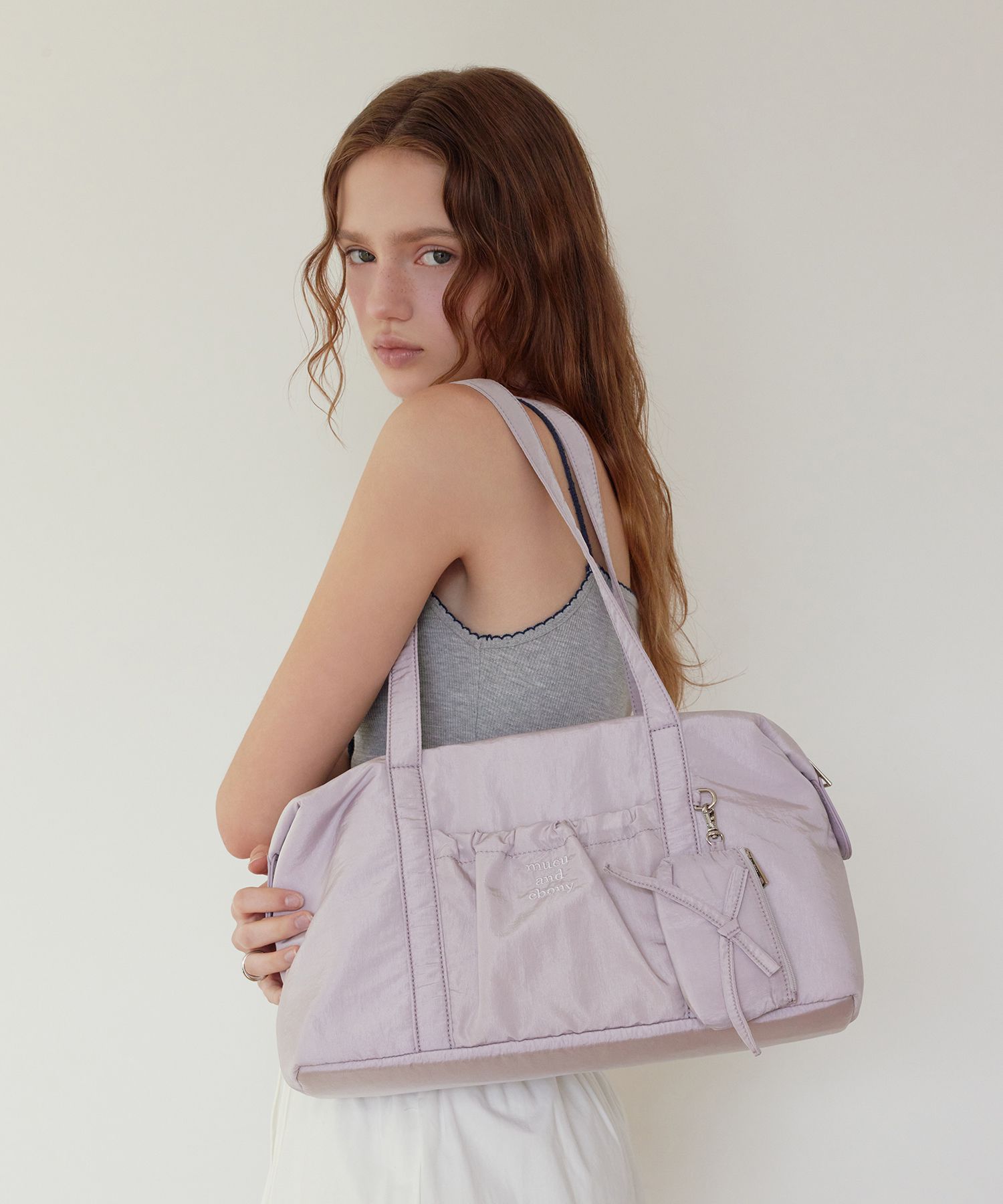 MUSINSA | MUCU AND EBONY Bonnie Duffle Bag _ Pale Lavender