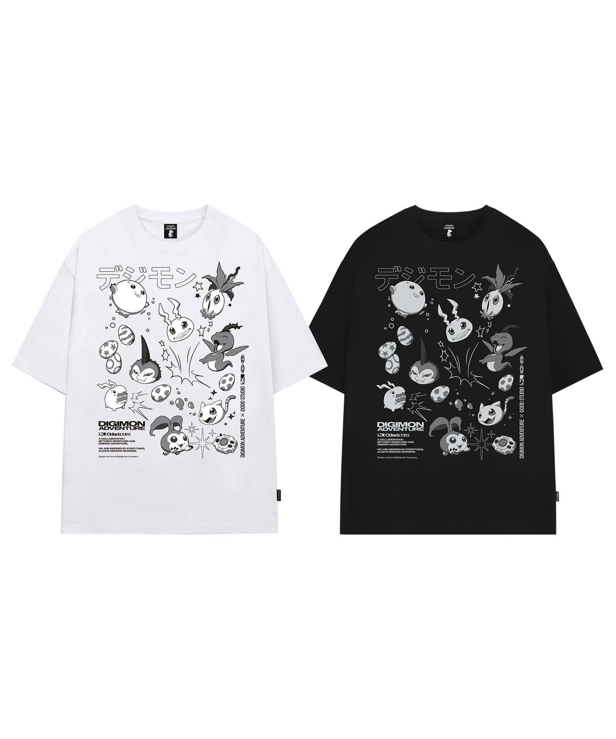 오드스튜디오(ODDSTUDIO) [디지몬 어드벤처] In-Training Ⅱ Digimon Over Fit T-shirt - 2COLOR - 사이즈 & 후기 | 무신사