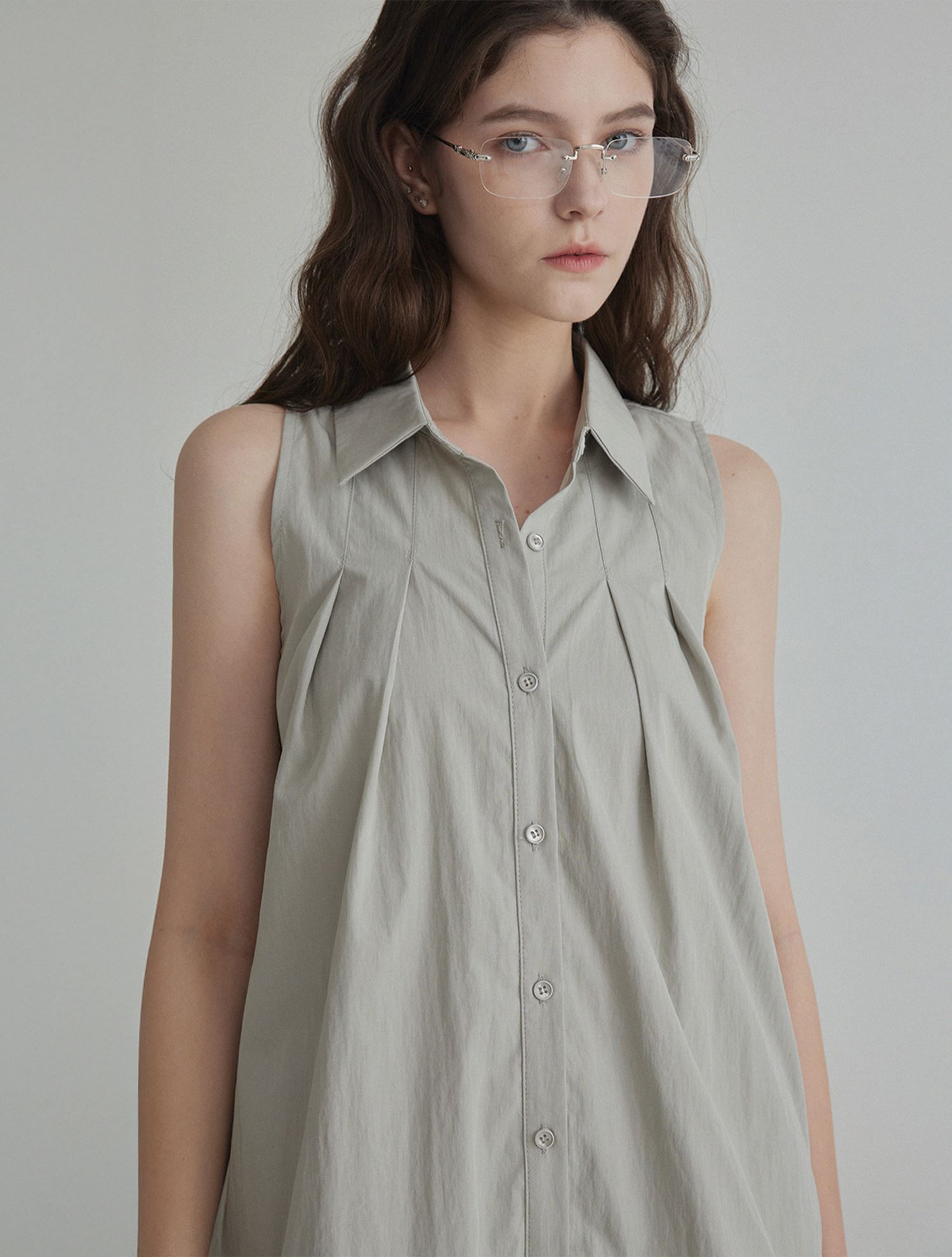 MUSINSA | TWEE Conki Caraneck Frill Blouse