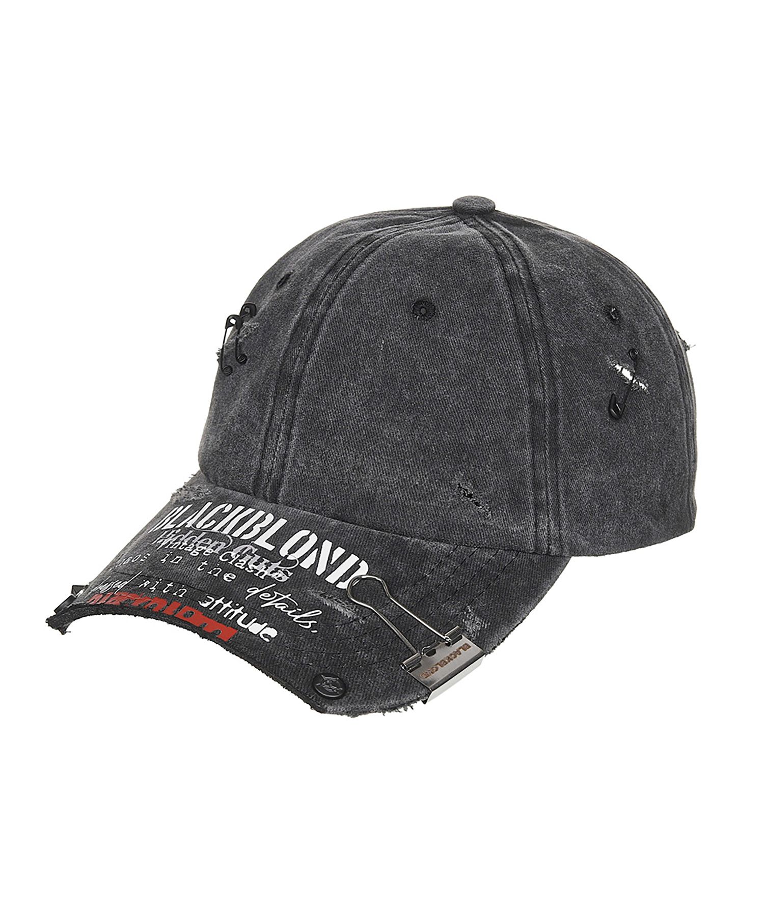 MUSINSA | BLACKBLOND Vivid Lipt Custom Vintage Clash Pigment Cap (Charcoal)