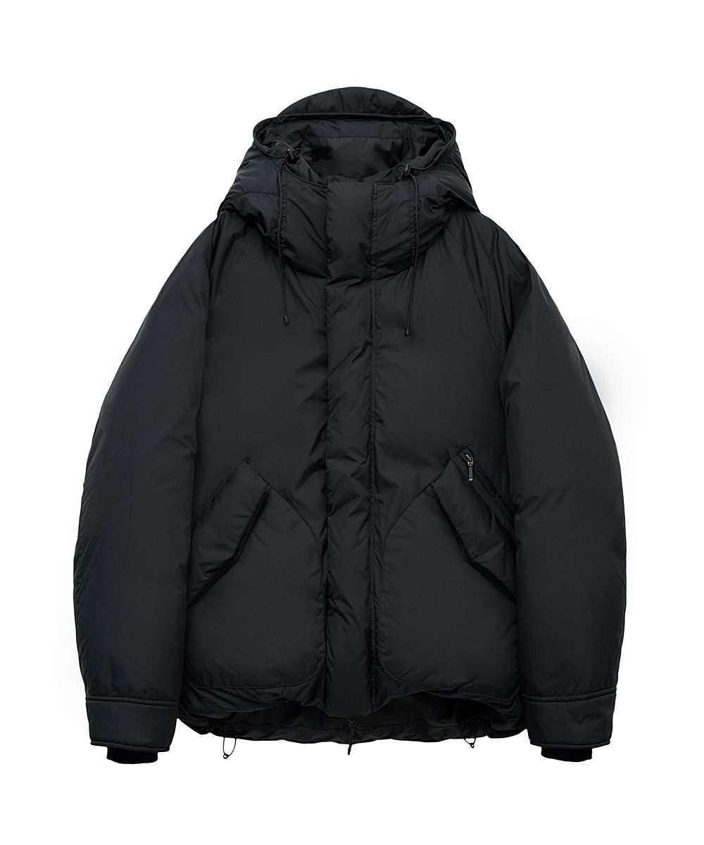 MUSINSA | ROUGH SIDE Cloud Parka Black