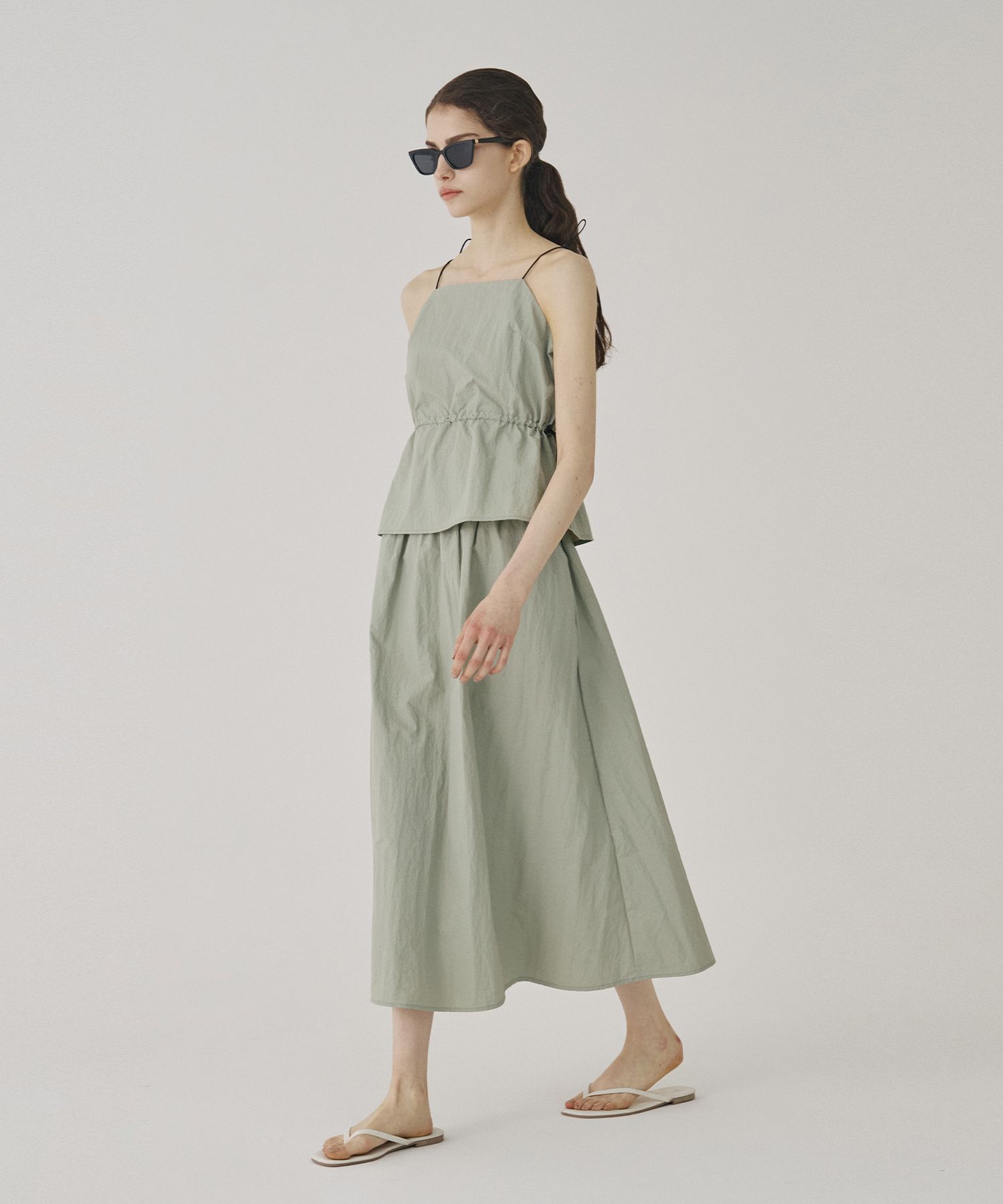 MUSINSA | VISITINNEWYORK String Sleeveless Skirt Set (VB7TXE2)