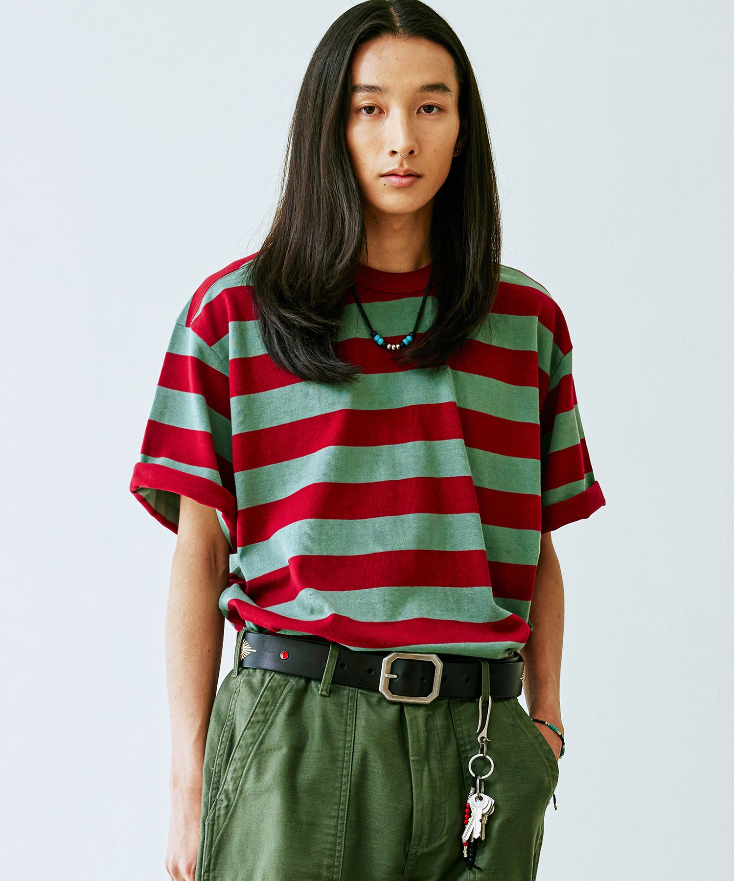MUSINSA | KND VTG BOON Stripe T-shirt