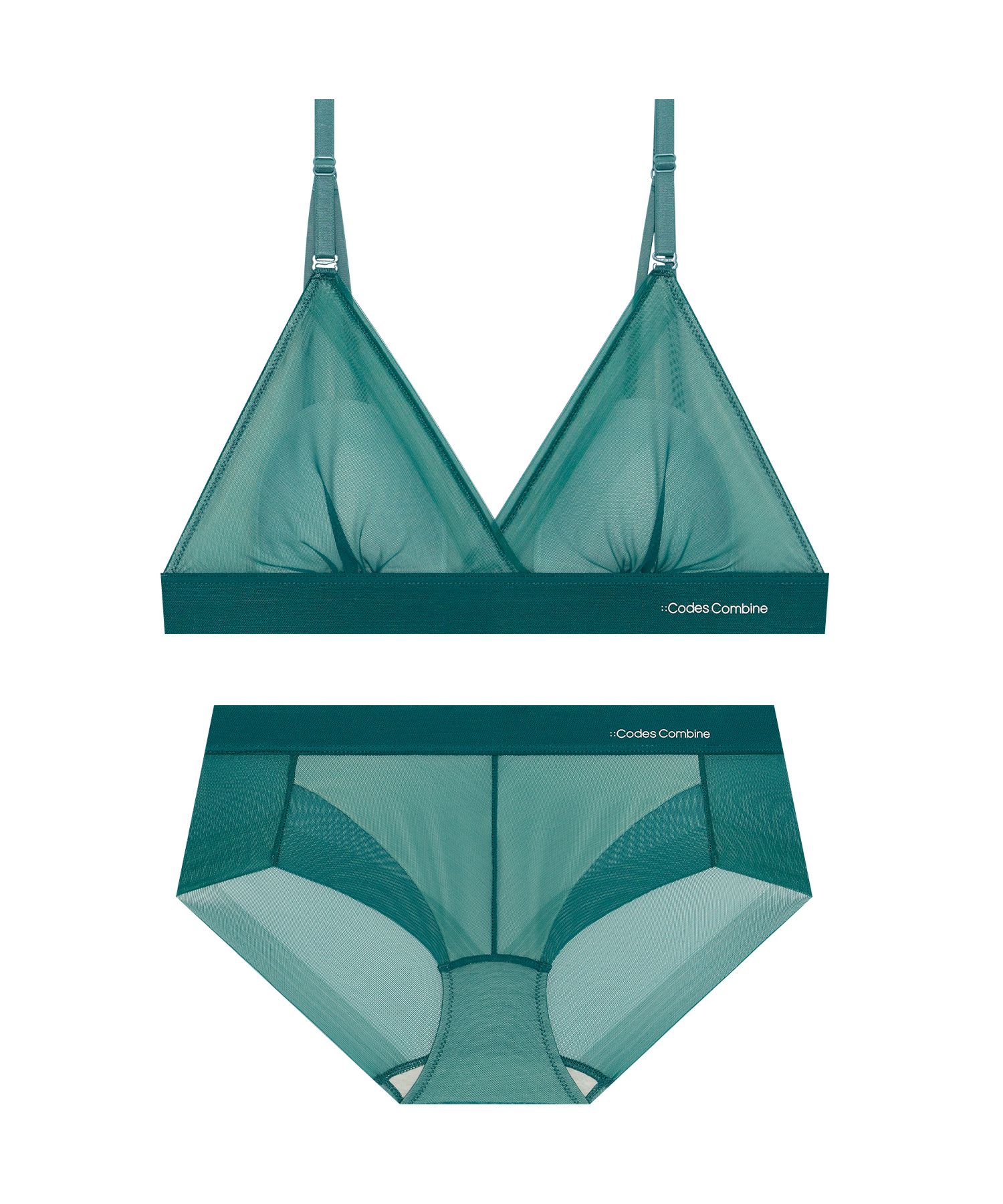 MUSINSA | CODESCOMBINE INNERWEAR Cool see-through ultra-light bralette ...