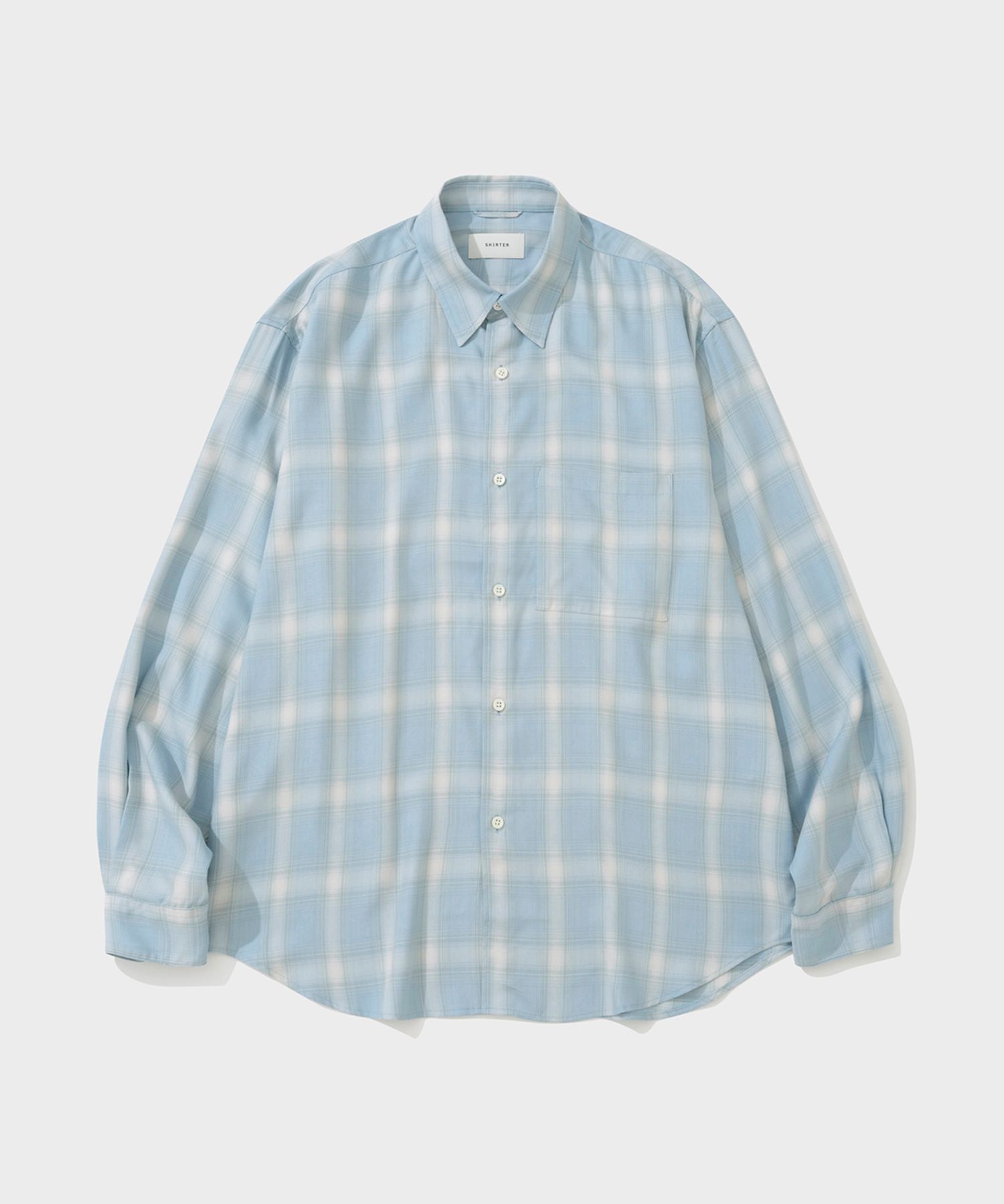 MUSINSA公式 | SHIRTER NAVONA SHIRT V3 (CHECK SKY)