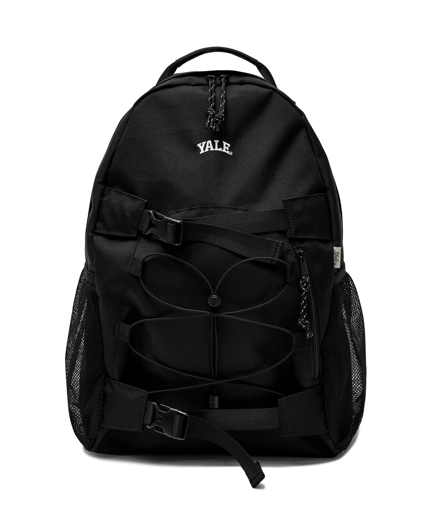 MUSINSA | YALE Buckle String Backpack Black