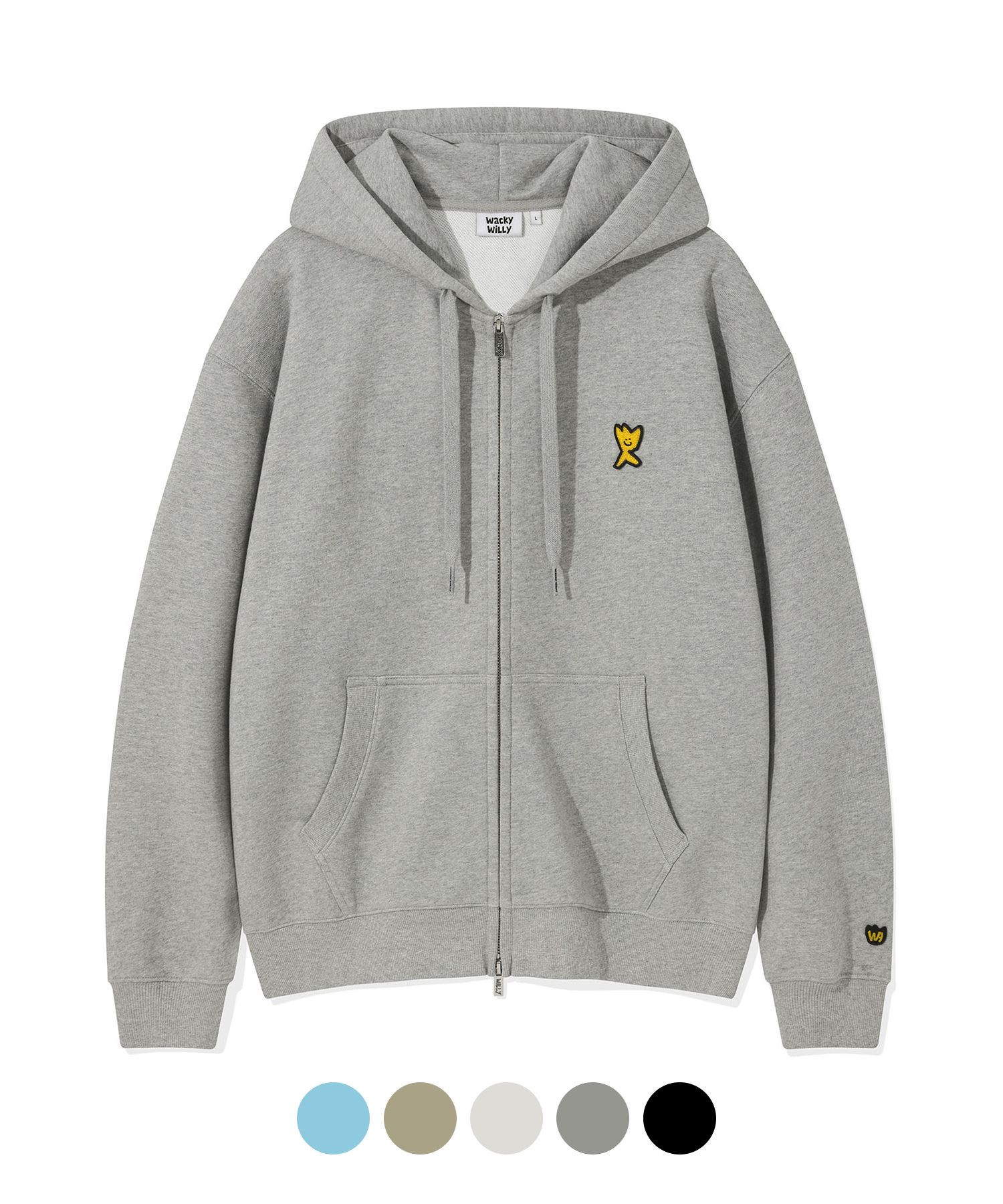 MUSINSA | WACKY WILLY Kiki Logo Hoodie (5 colors)