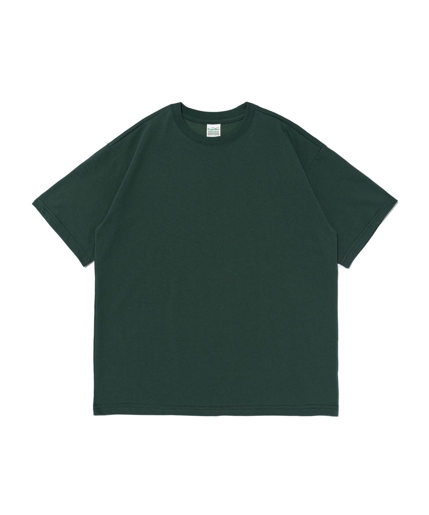 MUSINSA | CARGOBROS Vintage Solid Aero Short Sleeve T-Shirt (Green)