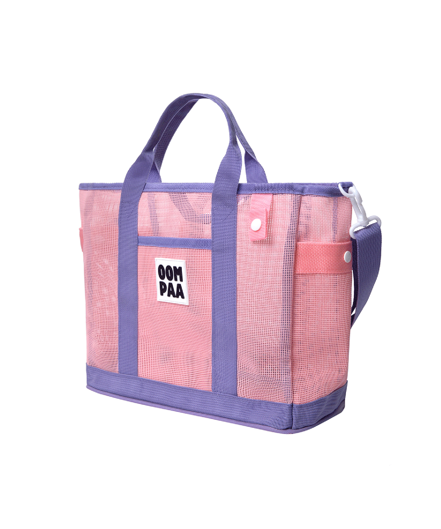 MUSINSA | OOMPAA Mesh Big Pong Pong Bag 2.0 Pink