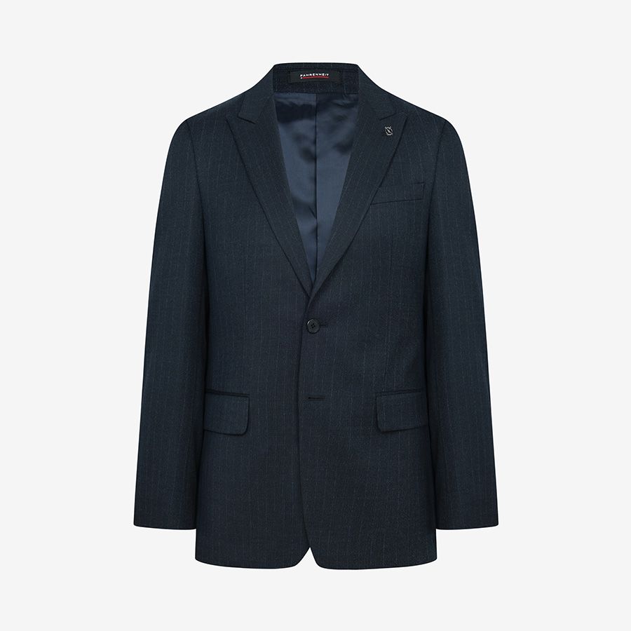 MUSINSA | FAHRENHEIT Striped Standard Single Suit Jacket (FLJAX2340)