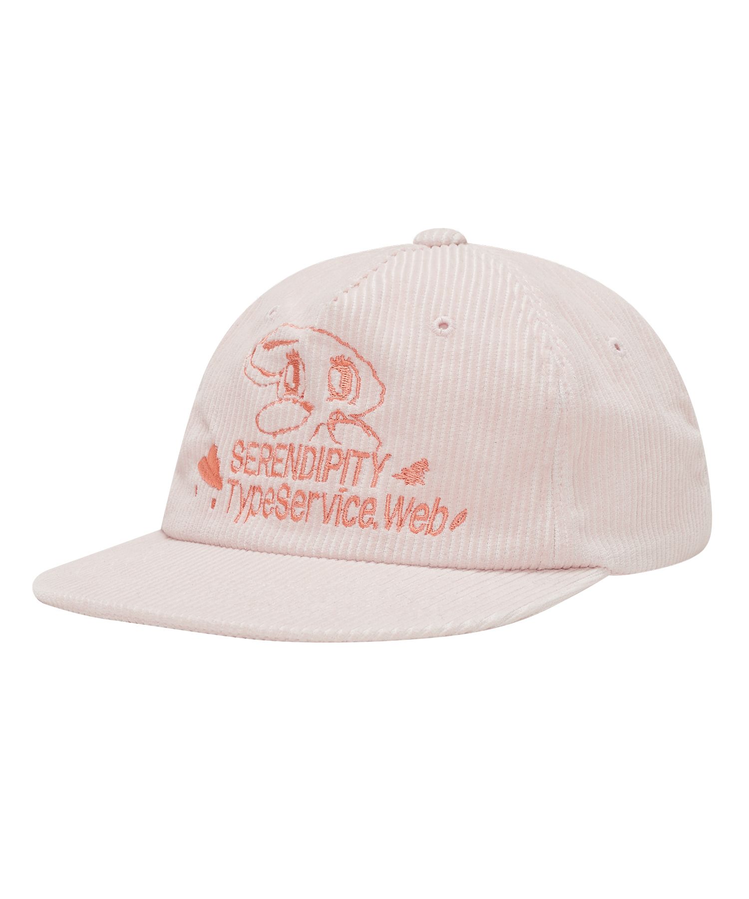 MUSINSA公式 | TYPESERVICE Peep Corduroy Cap [Pink]
