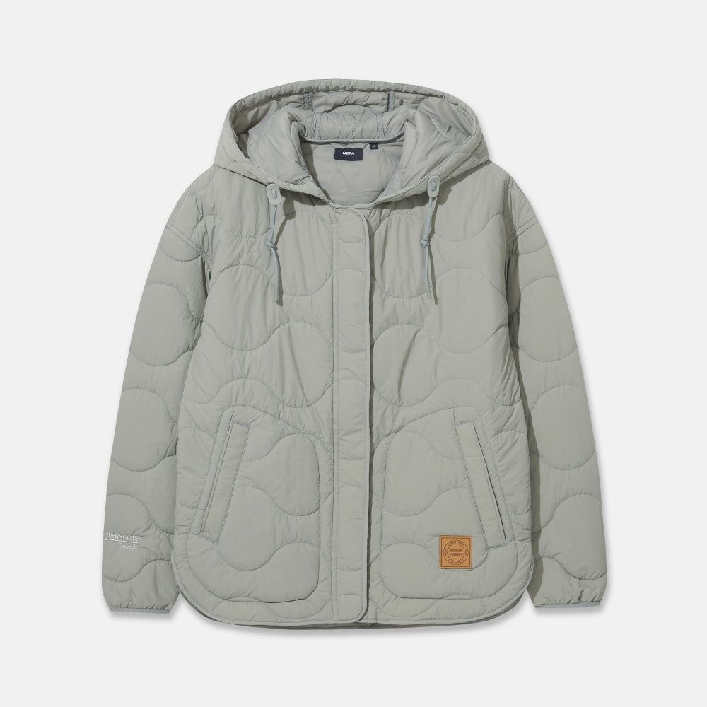 MUSINSA | NEPA 7L60968 Women's Thermopuff Hoodie Padded Jacket