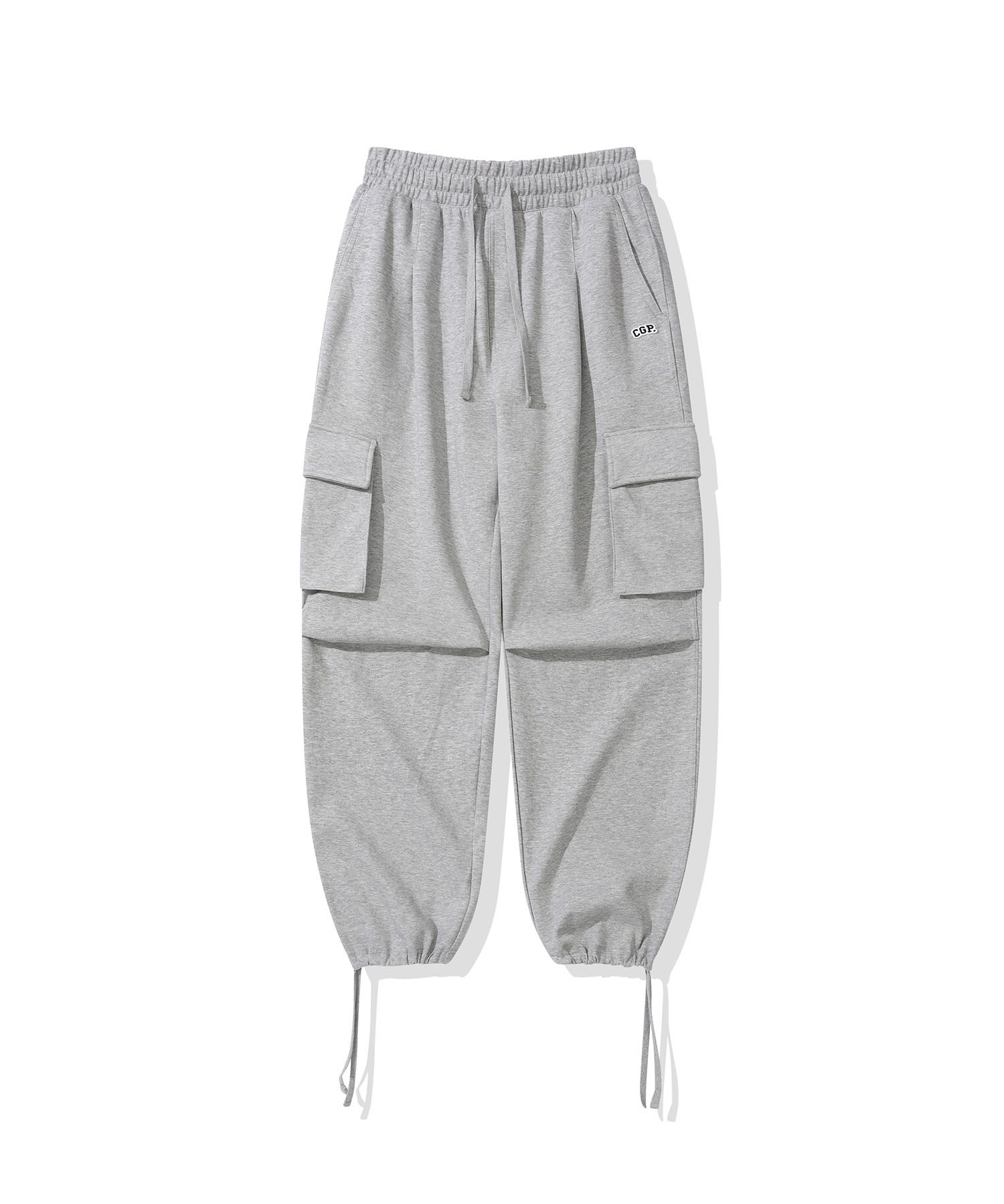 MUSINSA | Codegraphy Wide Cargo Training Pants_Dark Grey