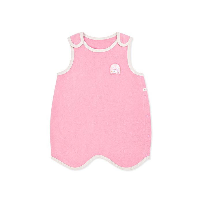 MUSINSA | ORGANICMOM Pink Cozy Fleece Sleep Vest MKZLSV06