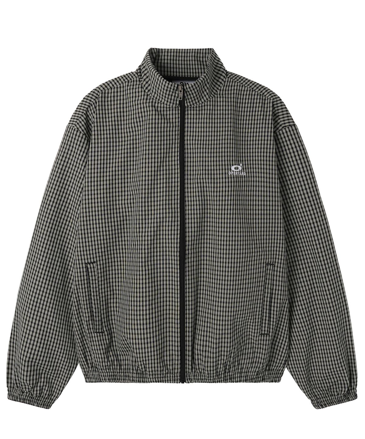 오와이(OY) O LOGO CHECK TRACK JACKET - BLACK - 사이즈 & 후기 | 무신사
