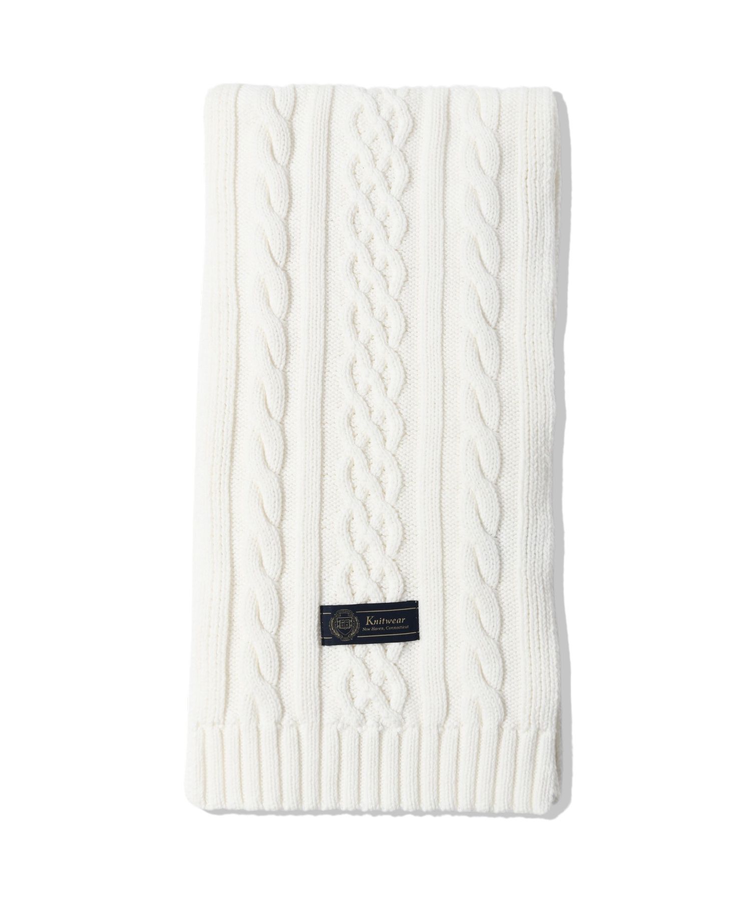 MUSINSA | YALE Cable Muffler_Ivory