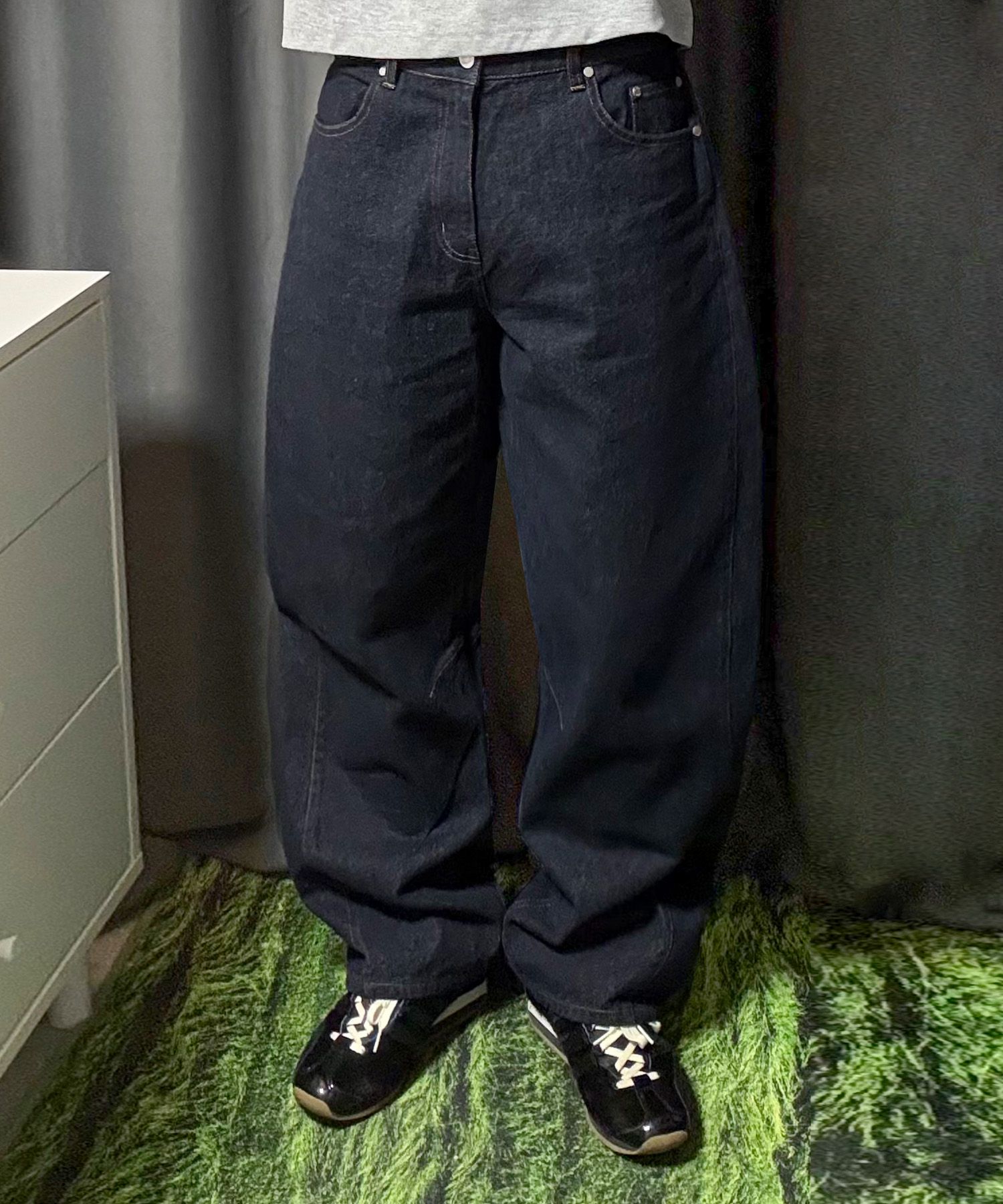 MUSINSA公式 | SECONDMONO [Otmisae Mihol Collaboration] Curved Tapered ...