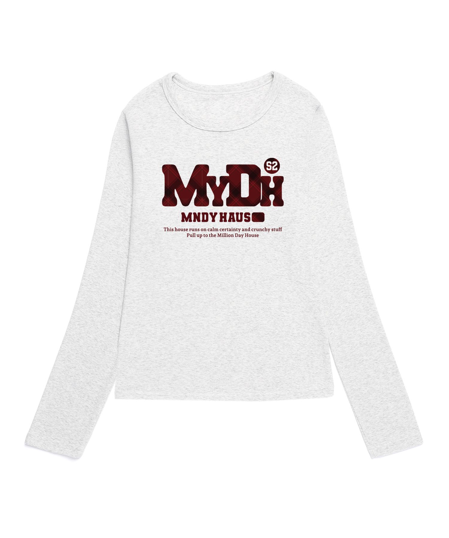 MUSINSA | MILLION DAY MyDh Check Slim Fit Long Sleeve