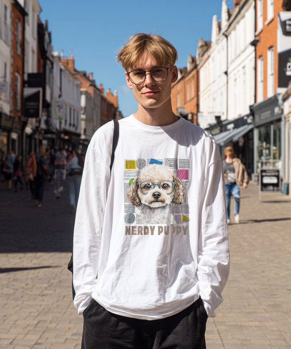 MUSINSA | OHP OHPxGOODD Nerd Dog Basic Long Sleeve T-Shirt
