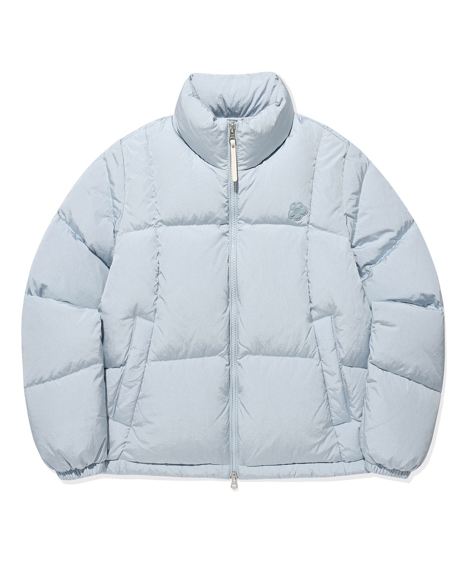 MUSINSA公式 | WACKY WILLY Women's Duckie Glossy Down Short Puffer Sky Blue