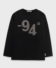 MUSINSA CHICKS Below Zero Standard Long Sleeve Black