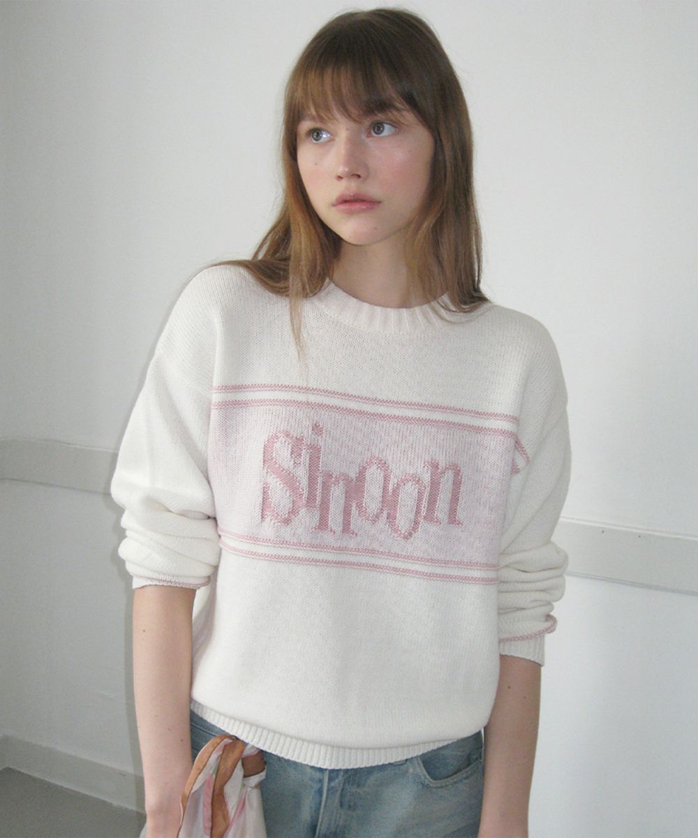 MUSINSA公式 | SINOON Sinoon Reverse Pullover Knit (Ivory)