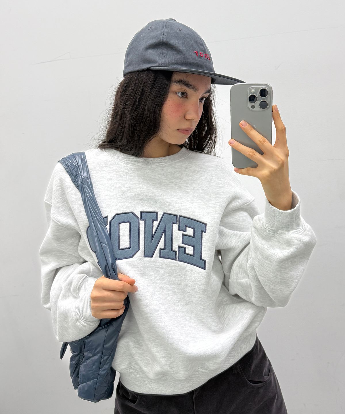 엔오르(EN OR) [CORE] ENOR CORE SWEATSHIRT - LIGHT GREY - 사이즈 & 후기 | 무신사
