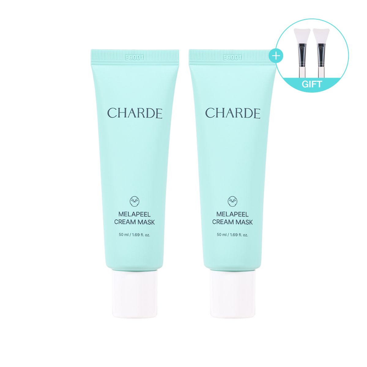 샤르드(CHARDE) [2개]멜라필 크림 마스크 50ml (+실리콘 브러쉬 증정) - 후기 | 무신사