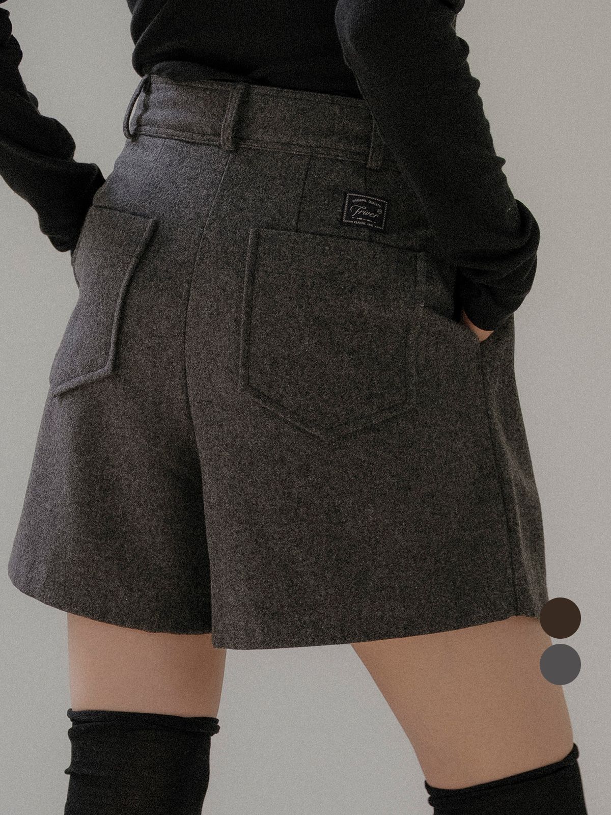 프리버07(FRIVER07) Wool pintuck short pants [FRFA03PT03]_2color - 사이즈 & 후기 ...