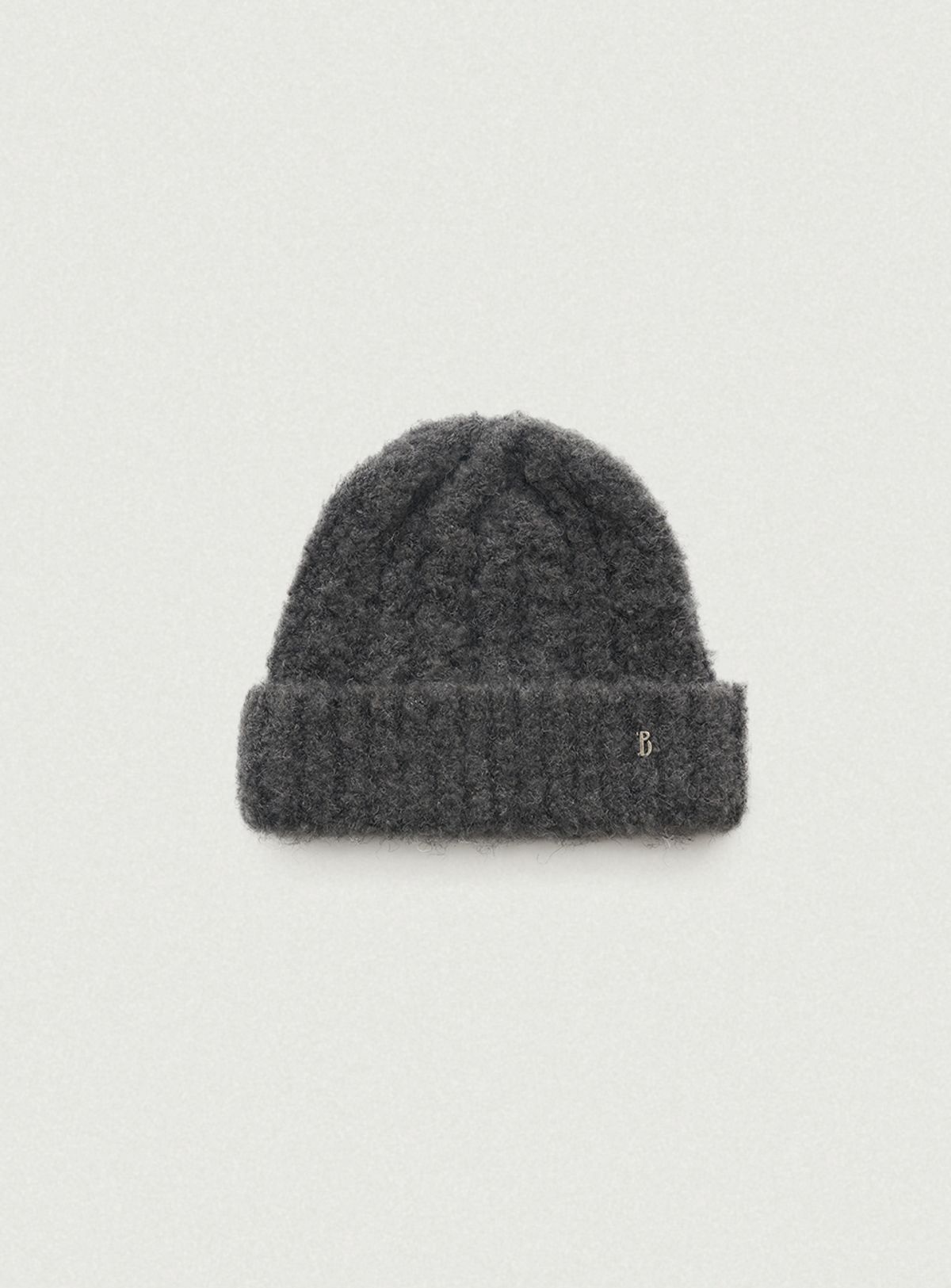 더바넷(THEBARNNET) Bouclé Cable Knit Beanie_Charcoal - 사이즈 & 후기 | 무신사