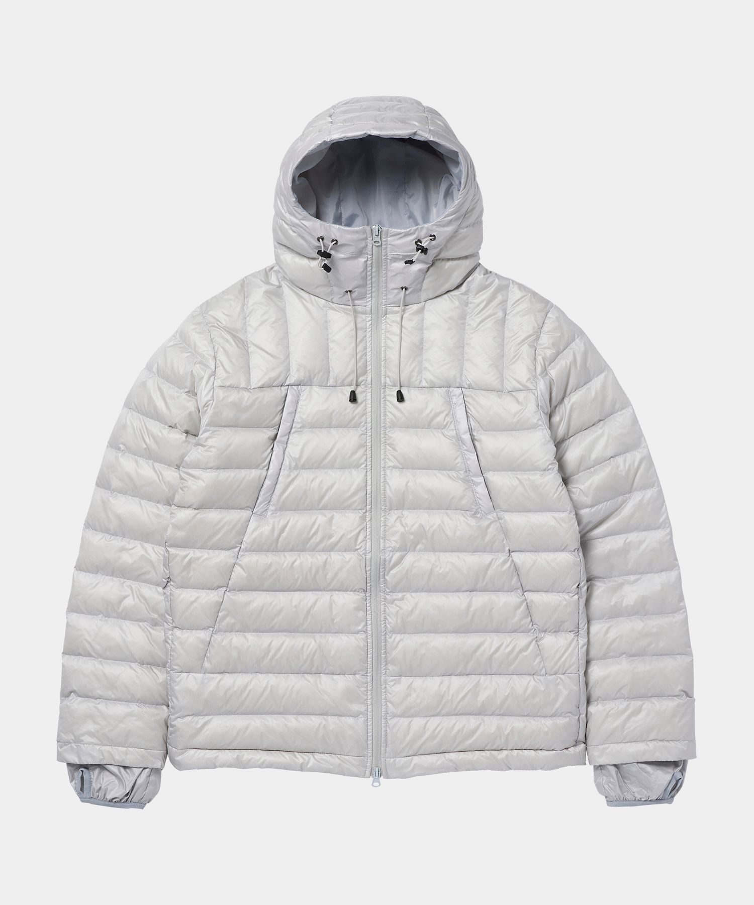 MUSINSA公式 | LETTERCOMO Shade Shell Light Down Puffer Padding Light Gray