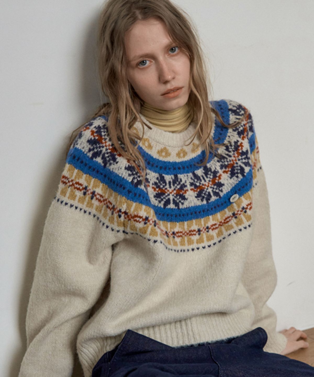 헤인트(HAINT) PEIKA NORDIC KNIT_IVORY - 사이즈 & 후기 | 무신사