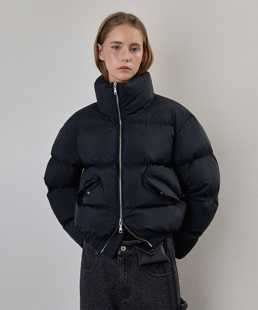 MUSINSA公式 | HANE Core Puffer Padded Jumper_Black