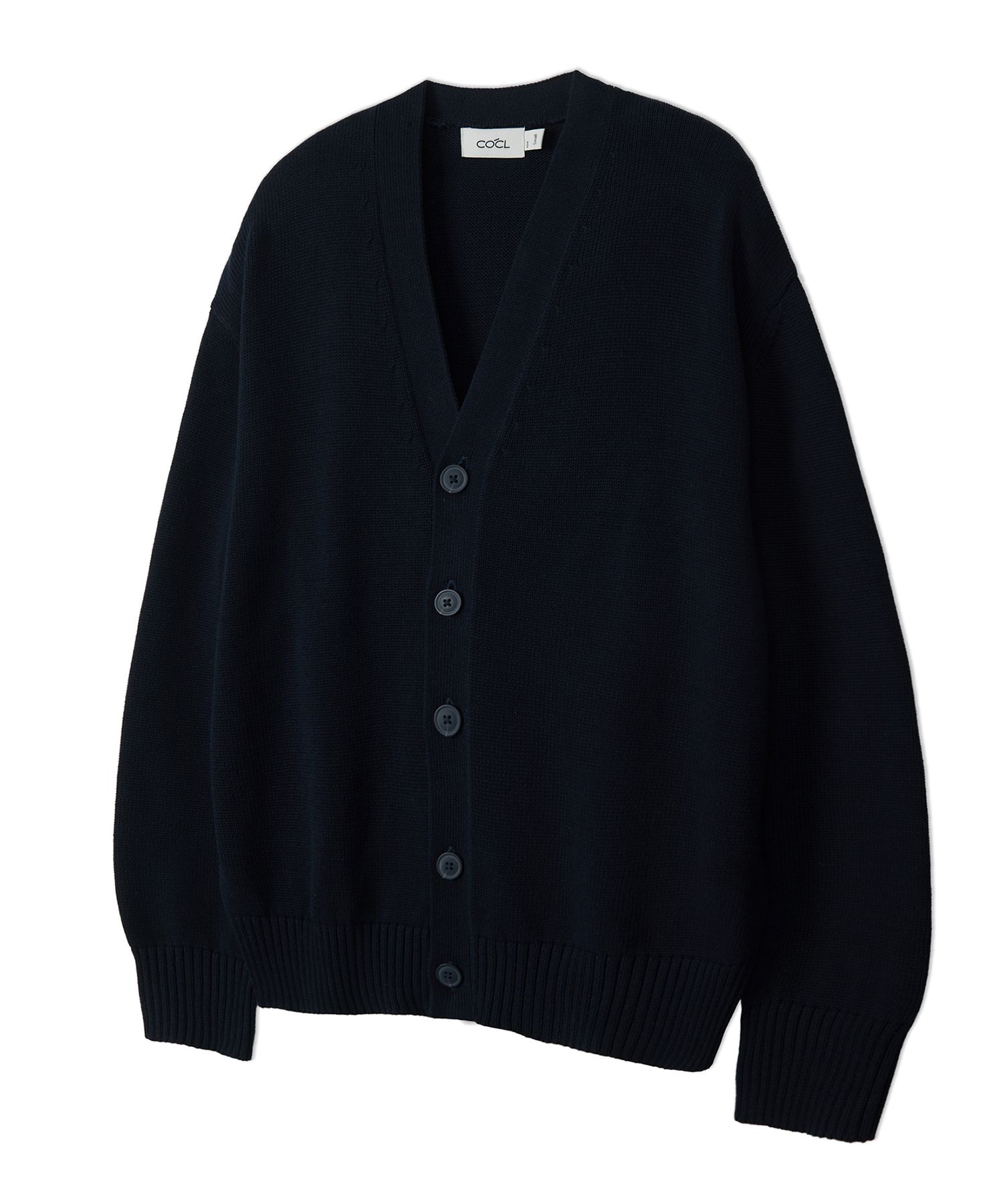 MUSINSA | COSTUME O'CLOCK SOFT BASIC CARDIGAN GRAY