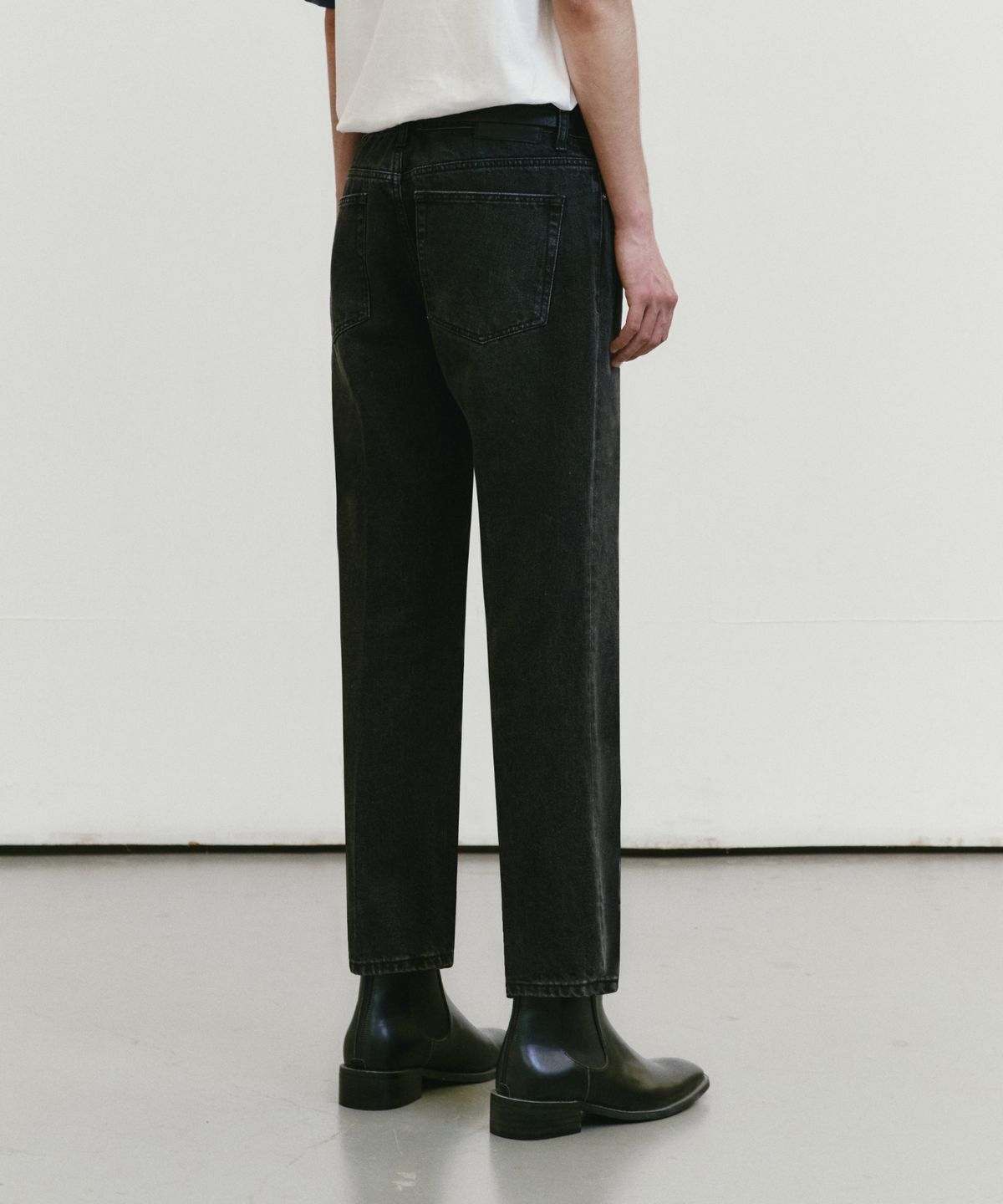 86로드(86ROAD) BLACK NORMAL CHIP / CROP TAPERED - 사이즈 & 후기 | 무신사