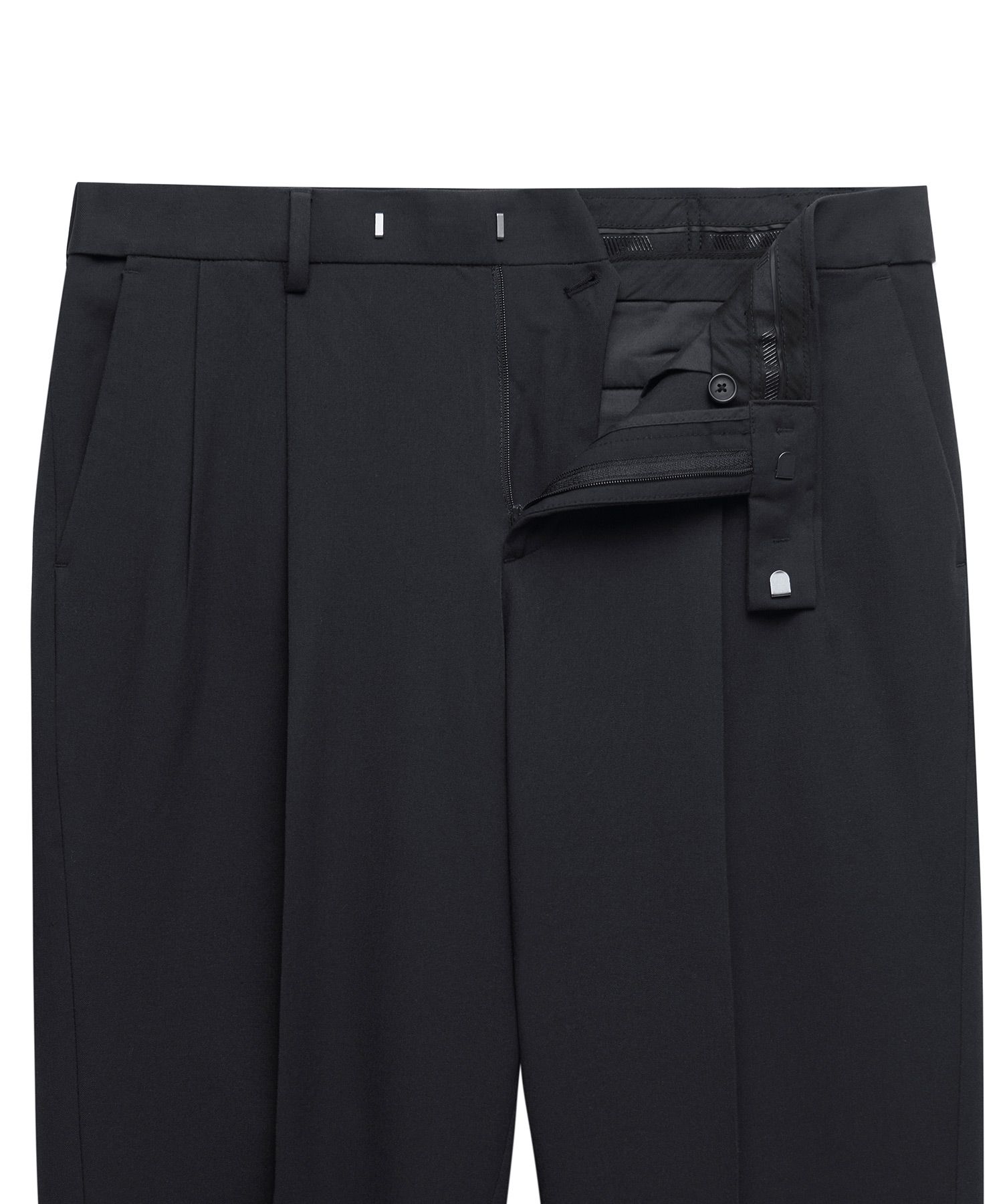 MUSINSA | MUSINSA STANDARD REAL WIDE HIDDEN ELASTIC WAISTBAND SLACKS ...
