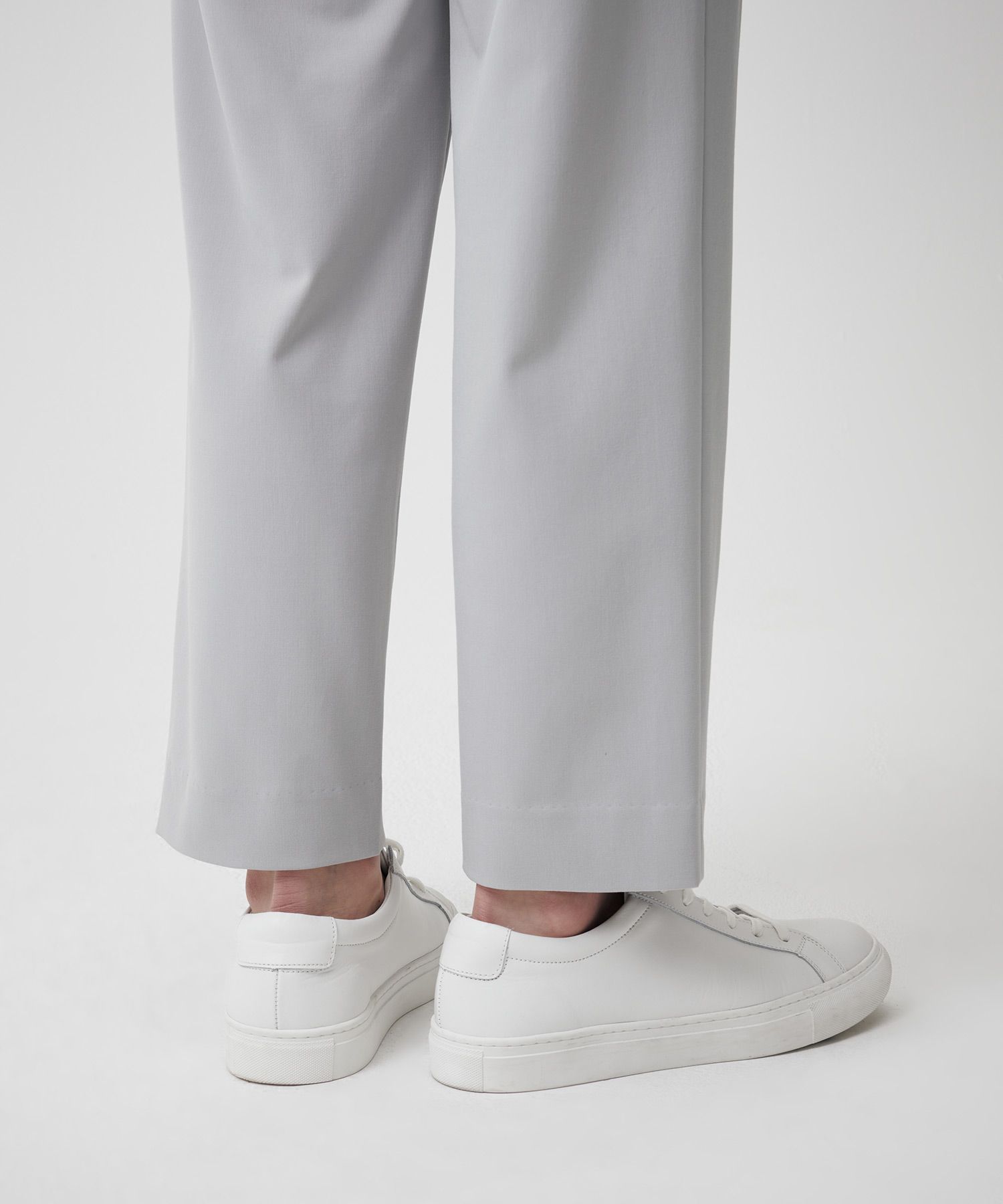 MUSINSA | MUSINSA STANDARD WIDE EASY ELASTIC WAIST CROPPED SLACKS ...