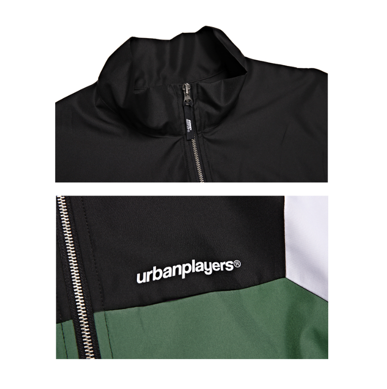 MUSINSA | URBAN PLAYERS Newing overfit windbreaker jacket (green)