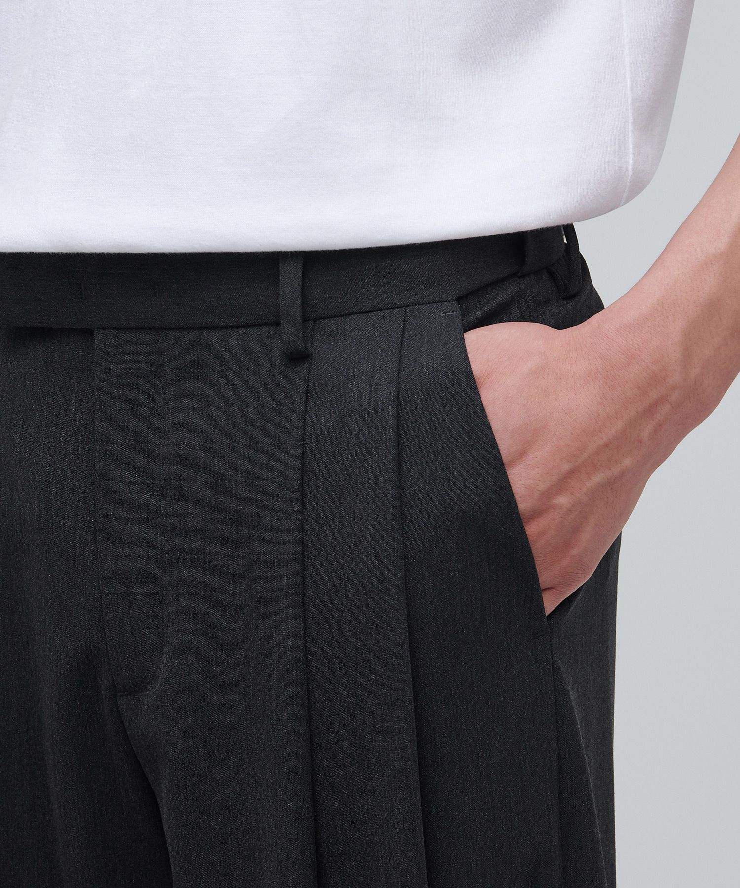 MUSINSA | MUSINSA STANDARD SUPER WIDE HIDDEN ELASTIC WAISTBAND SLACKS ...