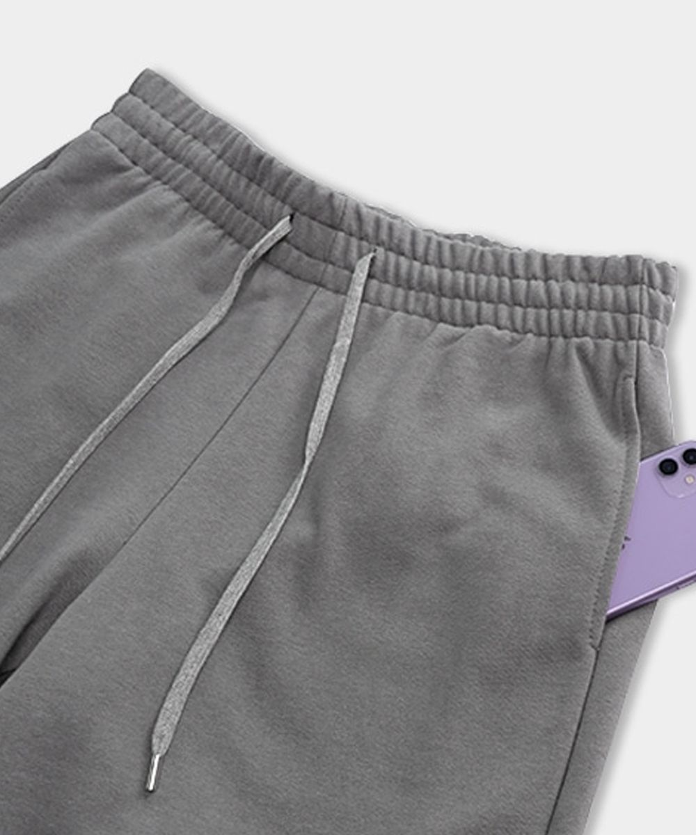 MUSINSA | I AM NOT A HUMAN BEING POCKET DETAIL SWEATPANTS - CHARCOAL