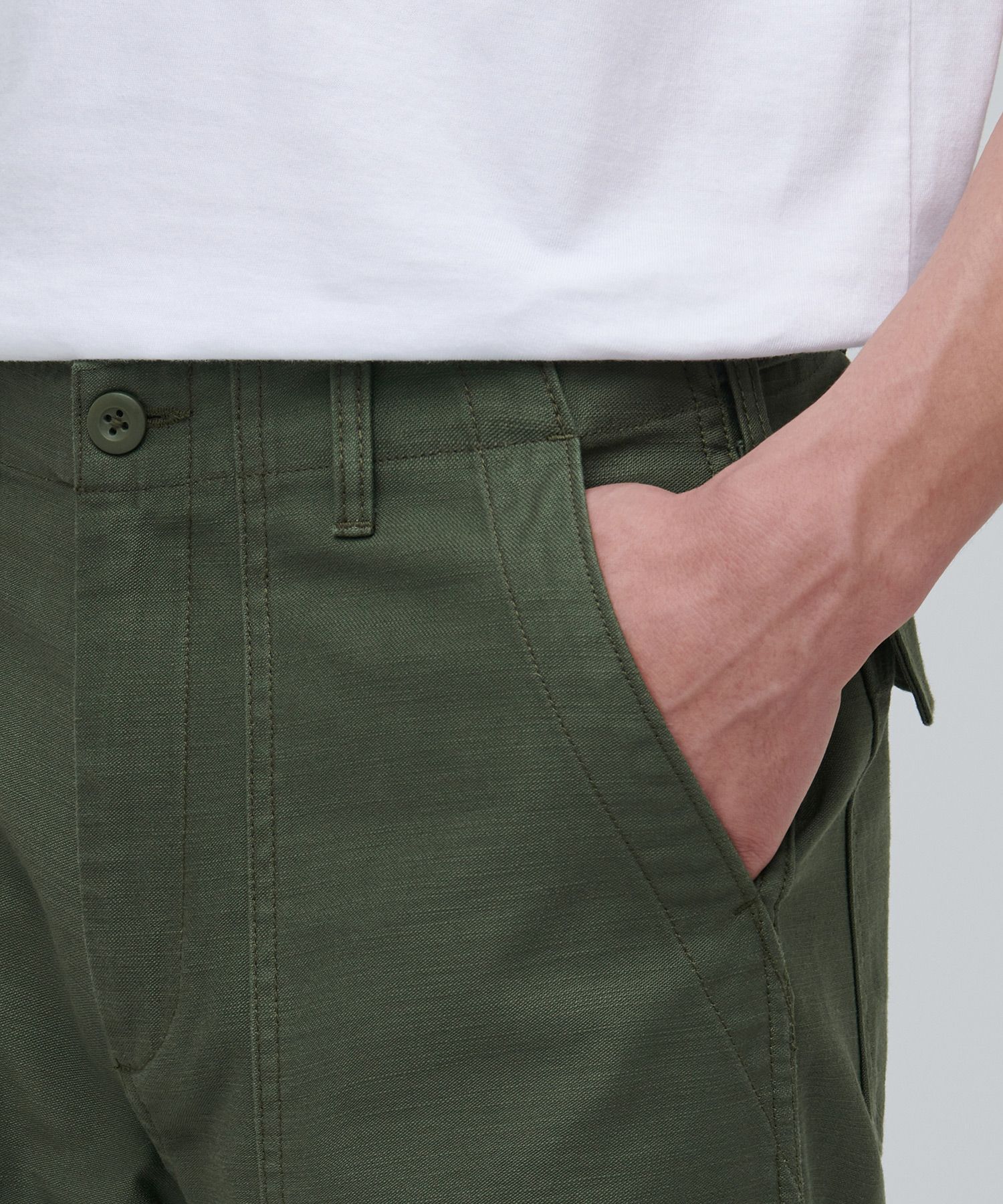 MUSINSA | MUSINSA STANDARD REPLICA FATIGUE PANTS [KHAKI]