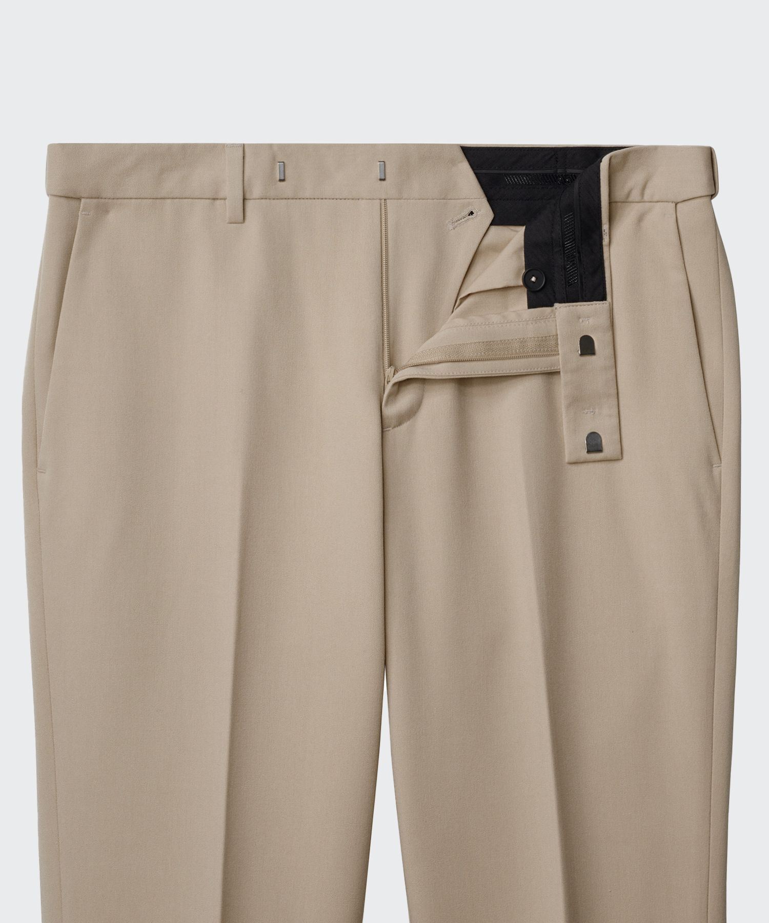 MUSINSA | MUSINSA STANDARD TAPERED HIDDEN ELASTIC WAISTBAND CROPPED ...