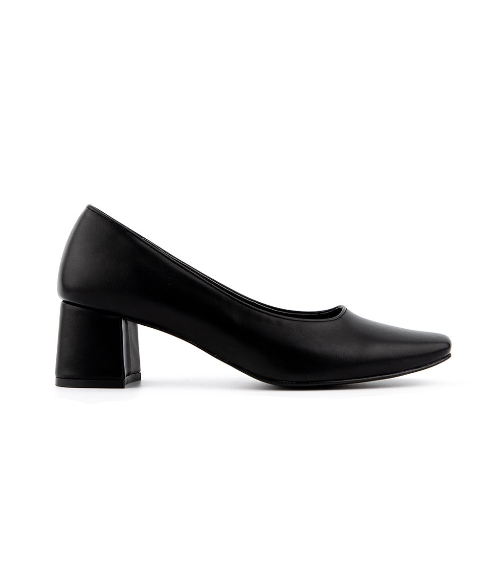 MUSINSA | FLORIDA STUDIO FL8012 Lily Basic 5CM Pumps Heel Midnight Black