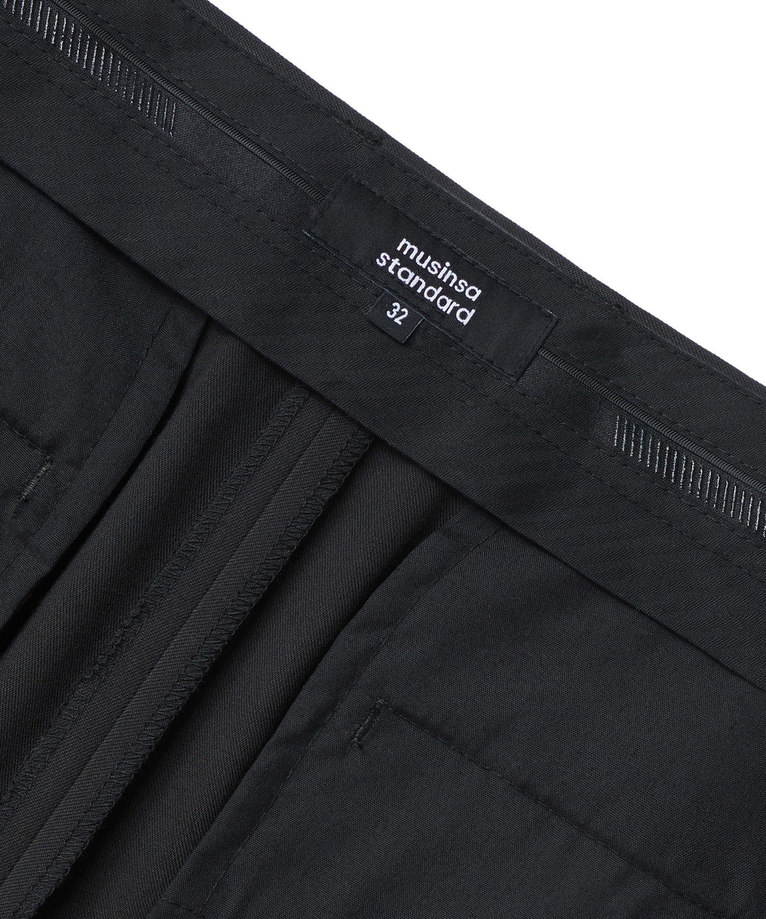 MUSINSA | MUSINSA STANDARD SUPER WIDE HIDDEN ELASTIC WAISTBAND SLACKS ...