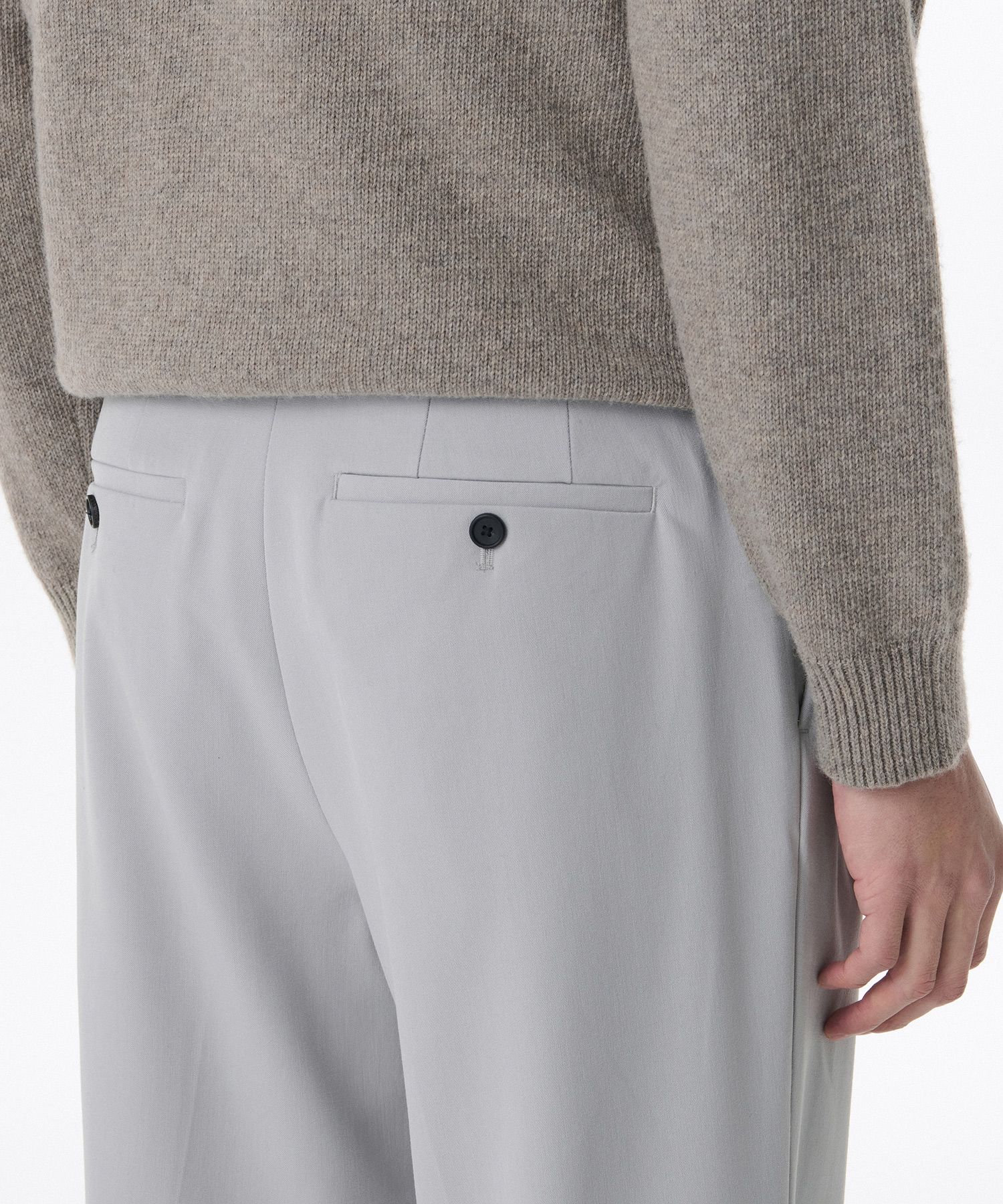 MUSINSA | MUSINSA STANDARD REAL WIDE HIDDEN ELASTIC WAISTBAND SLACKS ...